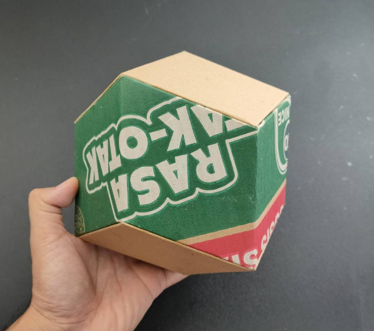 Cardboard Rhombendodekaeder Templates