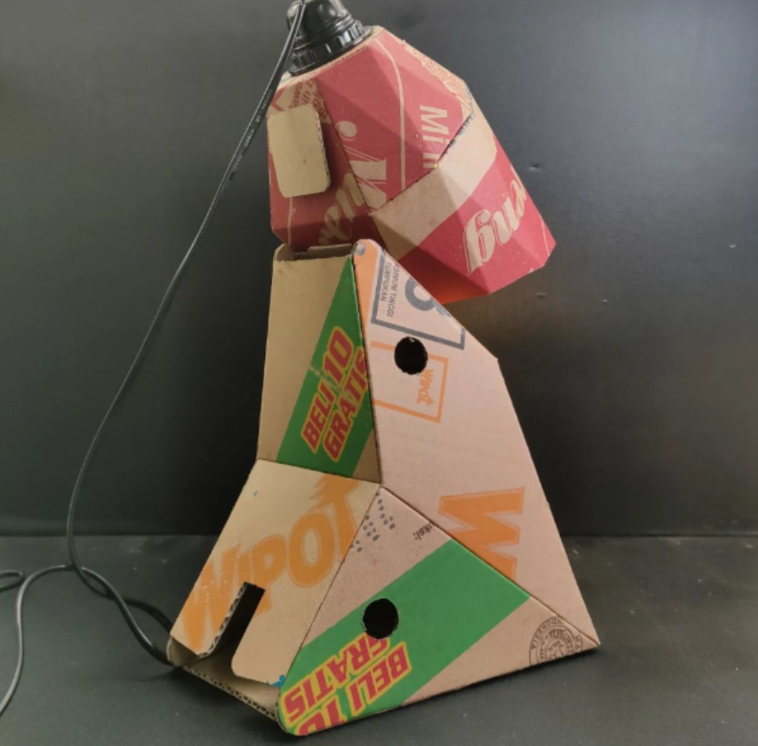 Cardboard Table Lamp Templates