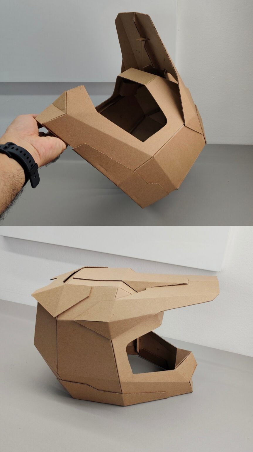 Cardboard Helmet Templates